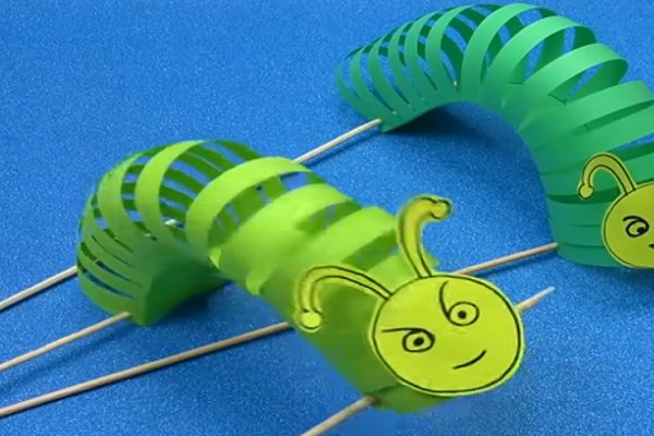 3D Paper Caterpillar Craft for Kids | San Jose Public Library | San ...